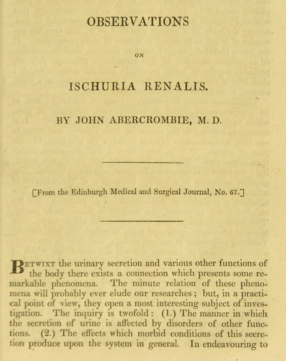 1800s – UK Kidney History